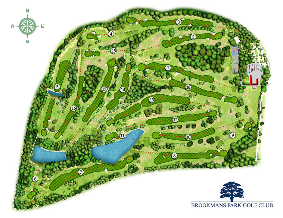 Course Tour :: Brookmans Park Golf Club Hertfordshire